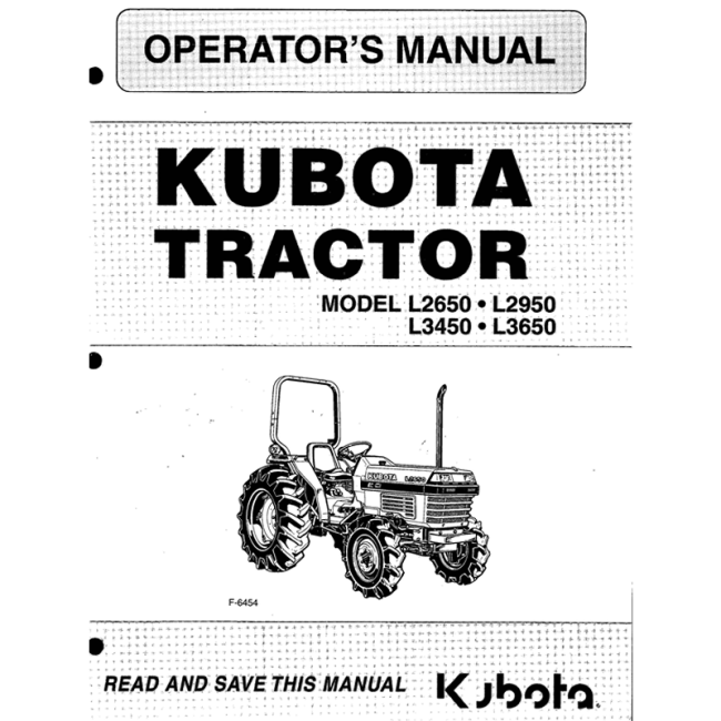 OM - L2650, L2950, L3450, L3650 (DT)